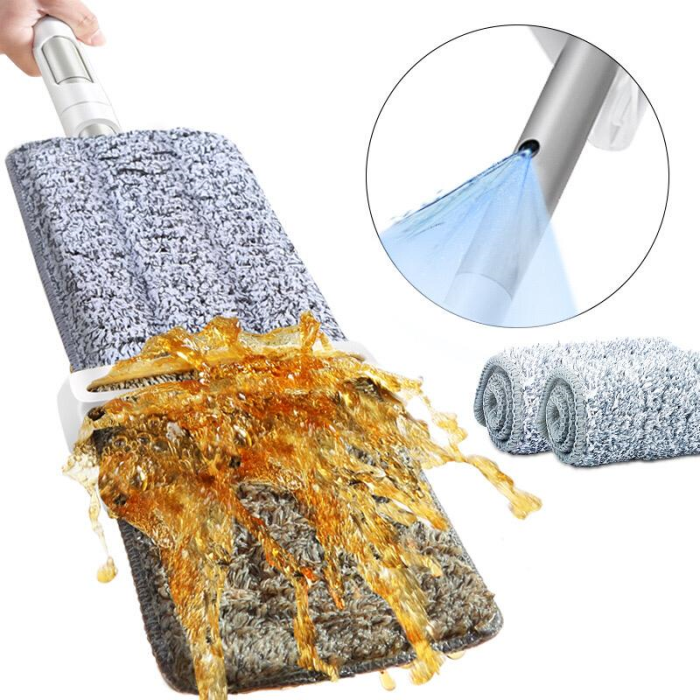 Scratch Mop With Bucket Set + 1 Extra Microfiber Mop Pad - San Seng Co ...